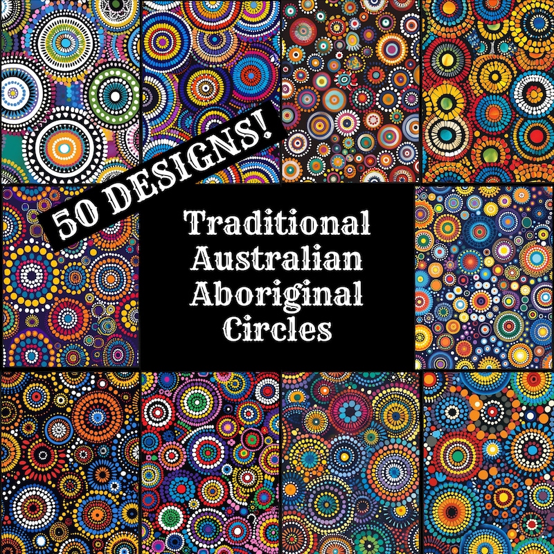 Aboriginal Design Stencils and Templates - Etsy Australia