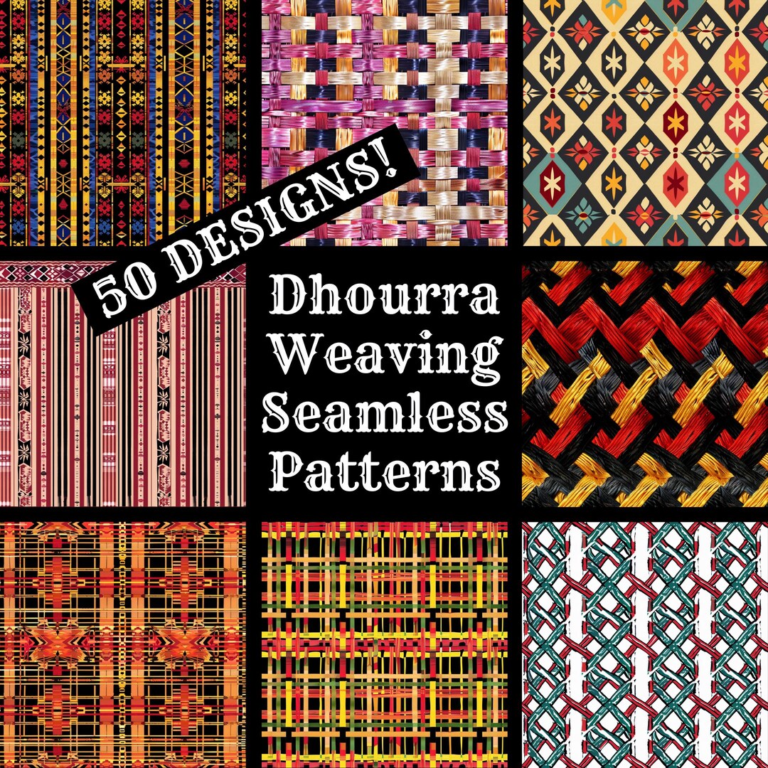Dhourra Weaving Seamless Digital Paper, Dhourra Weaving Printable ...