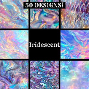Iridescent Paper, Iridescent Printable Paper, Vintage Iridescent ...