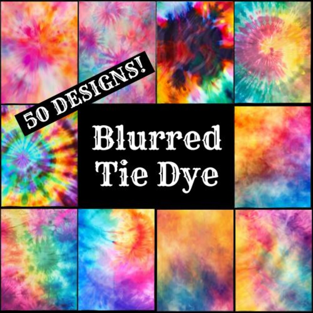 Blurred Tie Dye Journal Paper: Vintage Scrapbook Inserts (digital ...
