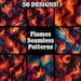 Flames Seamless Digital Paper Printable Scrapbook Paper - Etsy