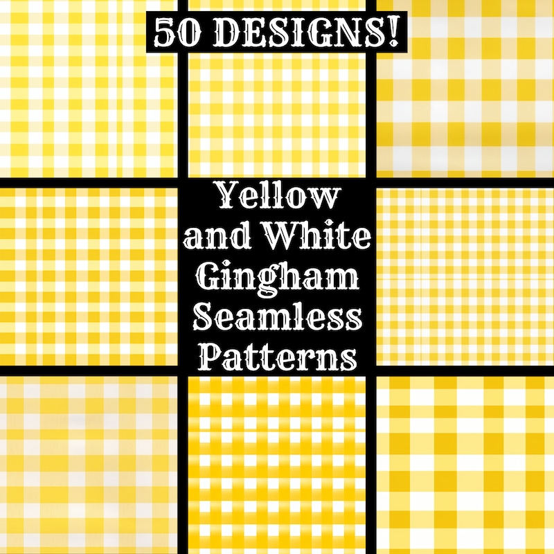 Yellow Gingham - Etsy