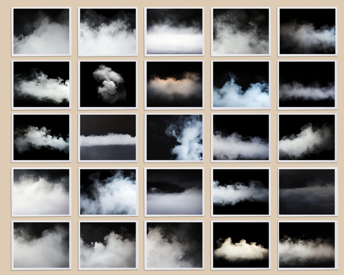 Fog Digital Overlay Bundle: High-resolution Photography Backdrops ...