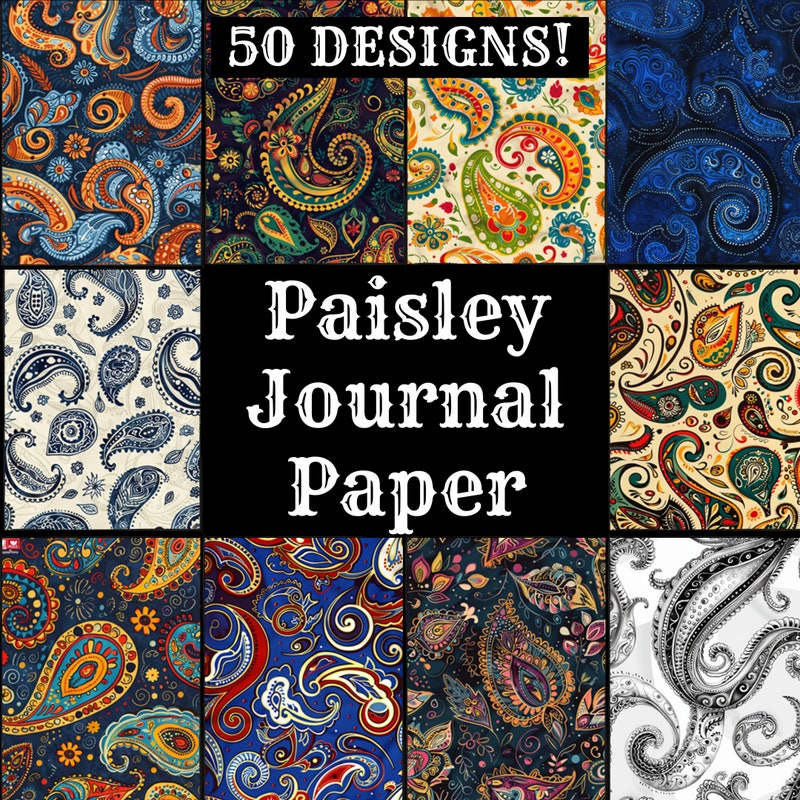 Paisley Paper - Etsy