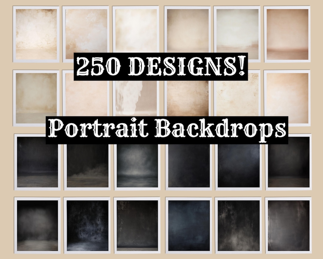 250 Old Master Portrait Backgrounds: Studio Textures (digital Download ...