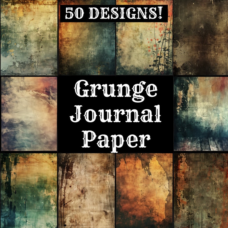 Grunge Collage Kit - Etsy