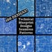 Technical Blueprint Seamless Pattern: Printable Digital Paper (digital ...