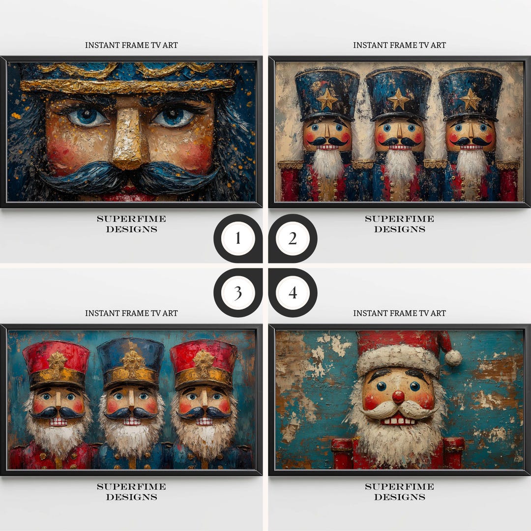 Vintage Nutcracker Christmas TV Art: Scenery Screensaver (digital ...