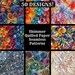 Shimmer Quilled Paper Seamless Digital Paper, Shimmer Quilled Paper ...