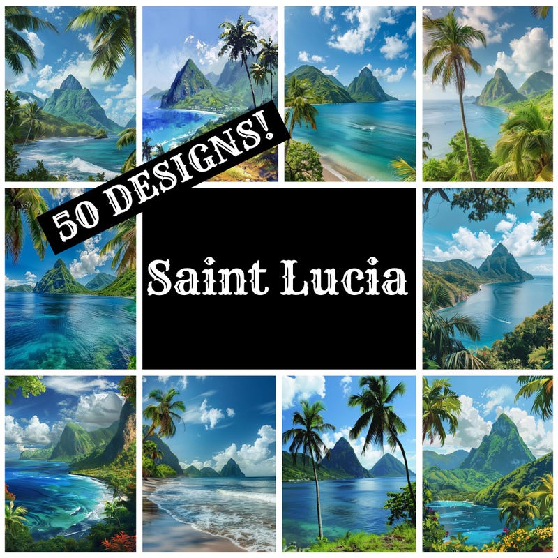 Saint Lucia - Etsy