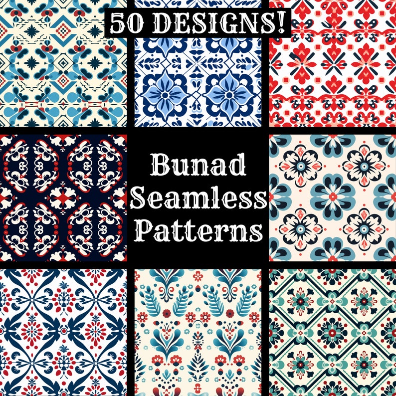 Bunad Seamless Digital Paper, Printable Scrapbook Paper Seamless ...
