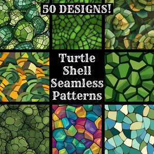 Turtle Shell Seamless Digital Paper, Printable Scrapbook Paper Seamless ...