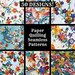 Paper Quilling Seamless Patterns: Scrapbook Paper (digital Download) - Etsy