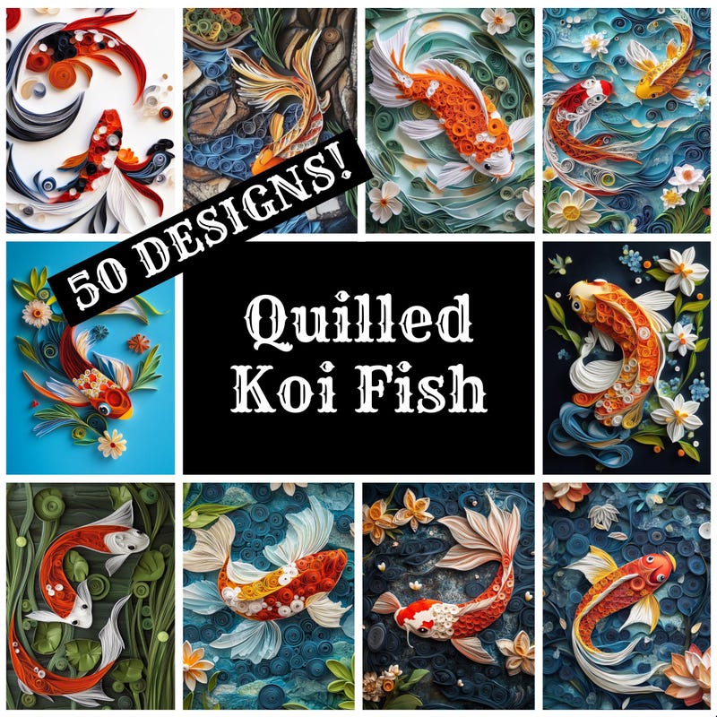 Quilling Templates Fish - Etsy
