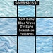 Soft Baby Blue Wave Texture Seamless Digital Paper, Printable Scrapbook ...