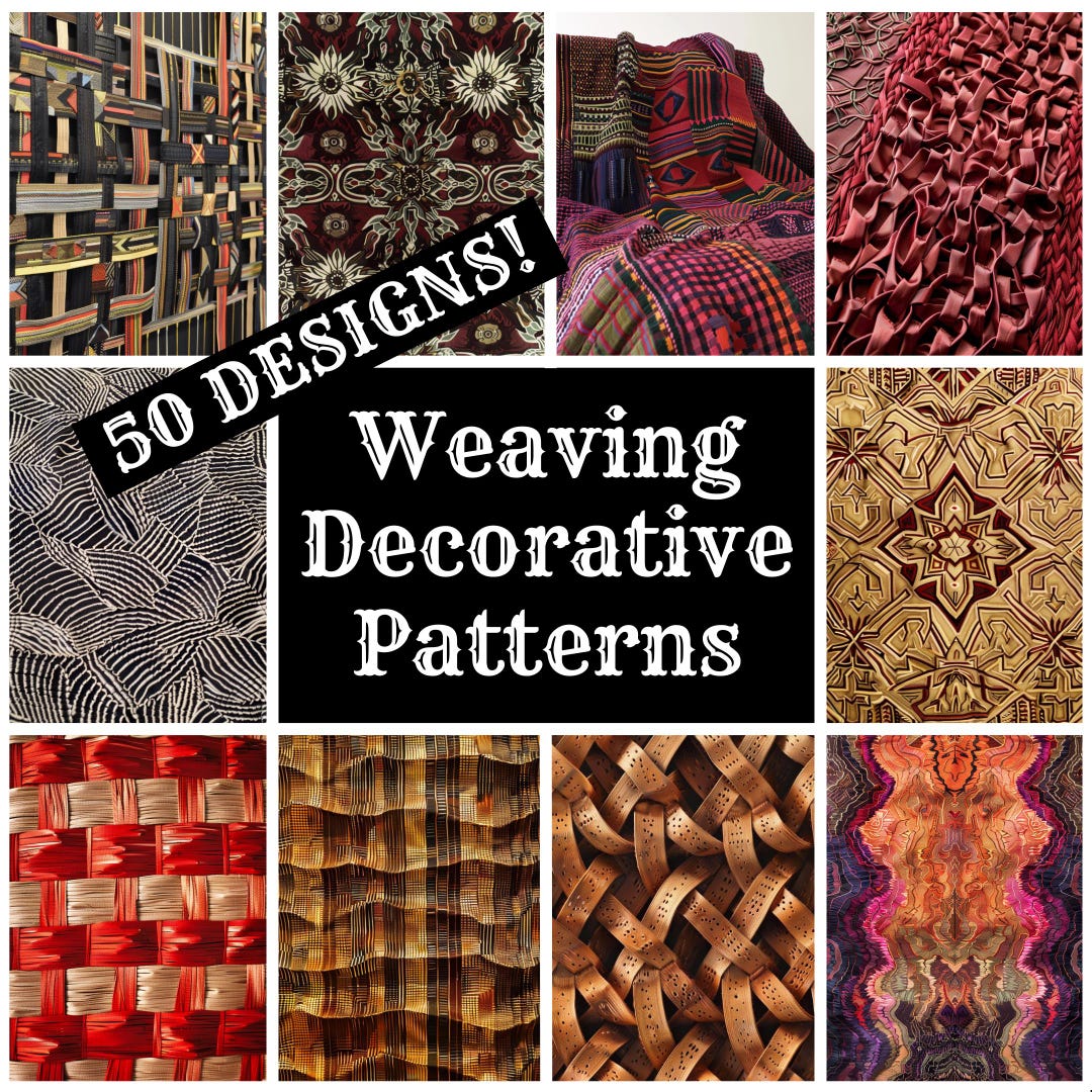 Weaving Decorative Patterns Journal Paper, Weaving Decorative Patterns ...