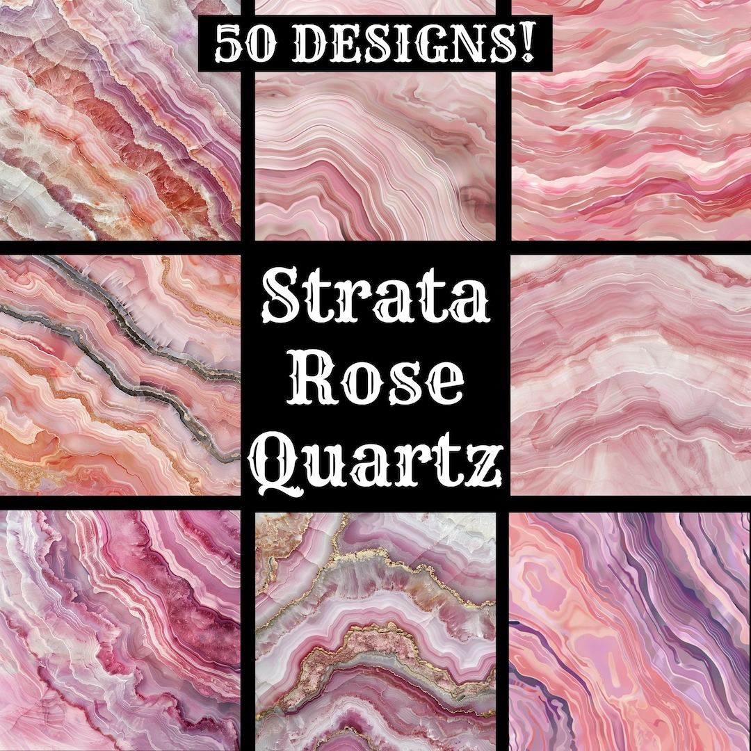 Strata Rose Quartz Paper, Strata Rose Quartz Printable Paper, Vintage ...