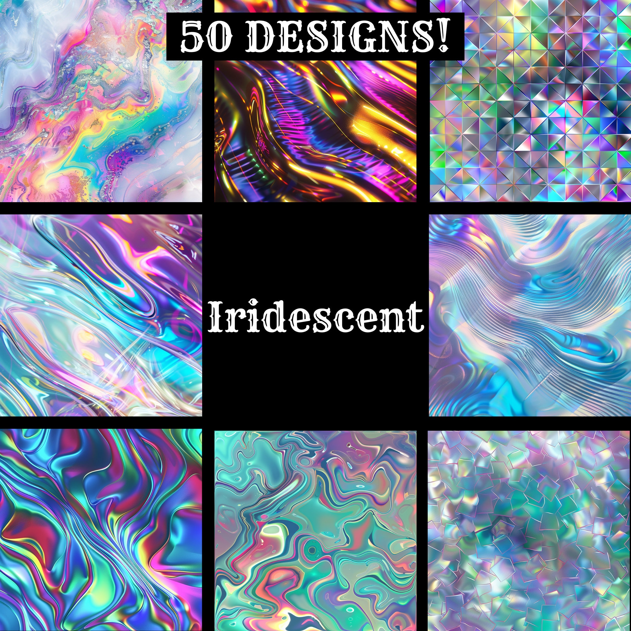 Iridescent Paper, Iridescent Printable Paper, Vintage Iridescent ...
