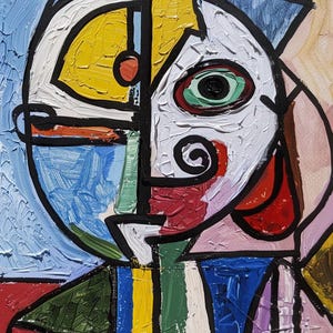 Pablo Picasso Style Inspired Painting Journal Paper, Pablo Picasso ...