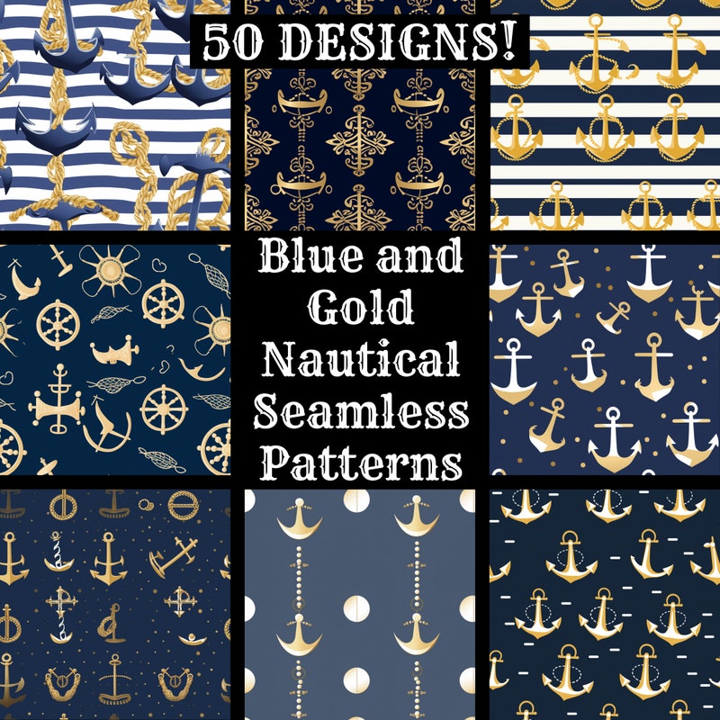 Nautical Wallpaper - Etsy Australia