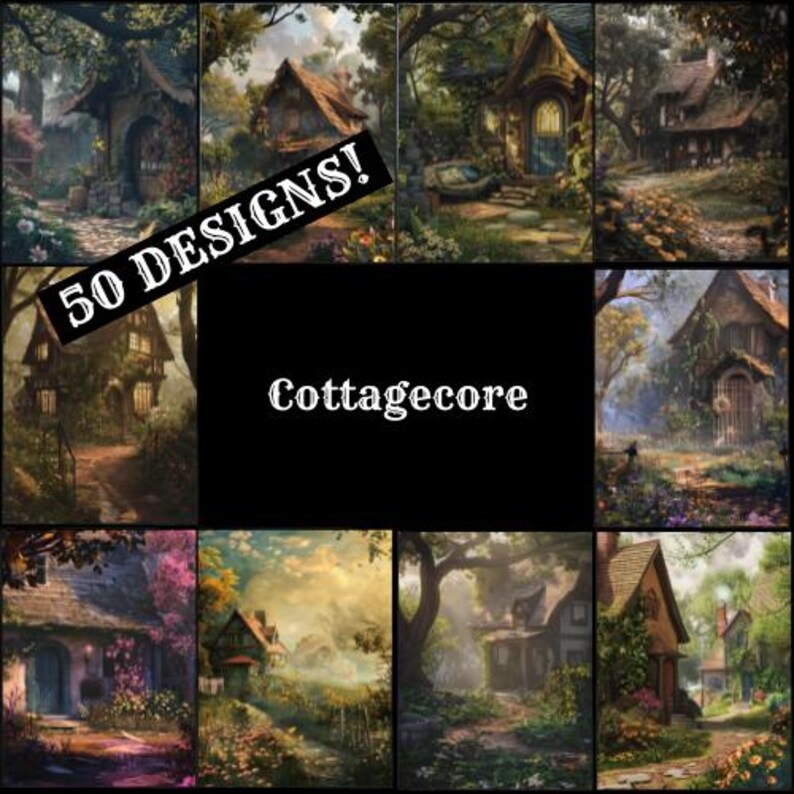 Cottagecore Journal Paper: Vintage Scrapbook Printables (digital ...