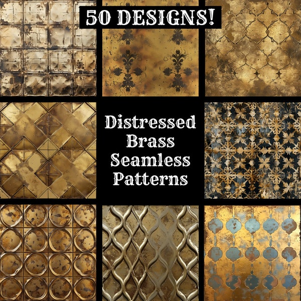 Distressed Brass - Etsy