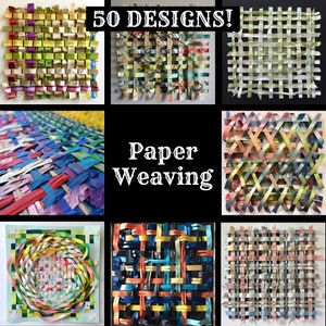 Paper Weaving Paper, Paper Weaving Printable Paper, Vintage Paper ...