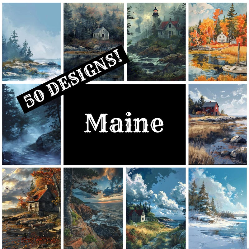 Maine Artists - Etsy