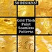 Gold Thick Paint Seamless Digital Paper, Printable Scrapbook Paper ...