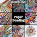 Paper Beading Digital Paper, Scrapbook Journal Inserts (PNG) - Etsy