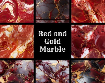Christmas Marble Digital Paper Gold Vein Marble Textures - Etsy
