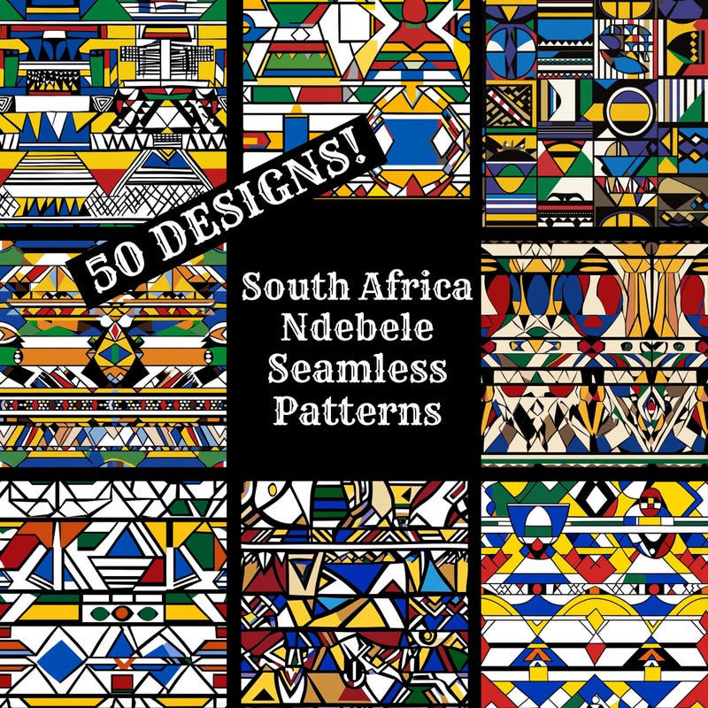 South Africa Seamless - Etsy