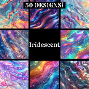 Iridescent Paper, Iridescent Printable Paper, Vintage Iridescent ...