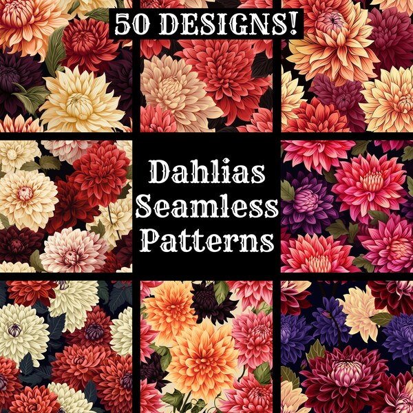 Dahlias - Etsy