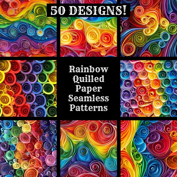 Quilled Rainbow - Etsy