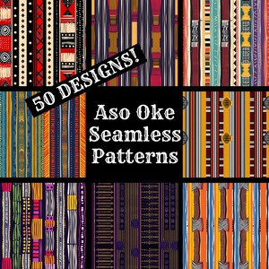 Aso Oke Seamless Digital Paper, Aso Oke Printable Scrapbook Paper ...