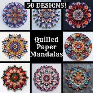 Quilled Paper Mandalas Paper, Quilled Paper Mandalas Printable Paper ...