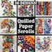 Quilled Paper Scrolls Paper, Quilled Paper Scrolls Printable Paper ...