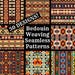 Bedouin Weaving Seamless Patterns: 50 PNG Digital Papers (digital ...