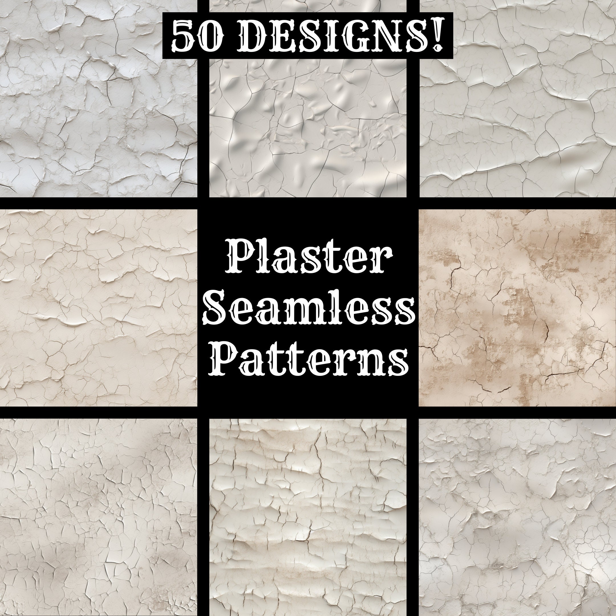 Plaster Seamless Digital Paper, Printable Scrapbook Paper Seamless ...
