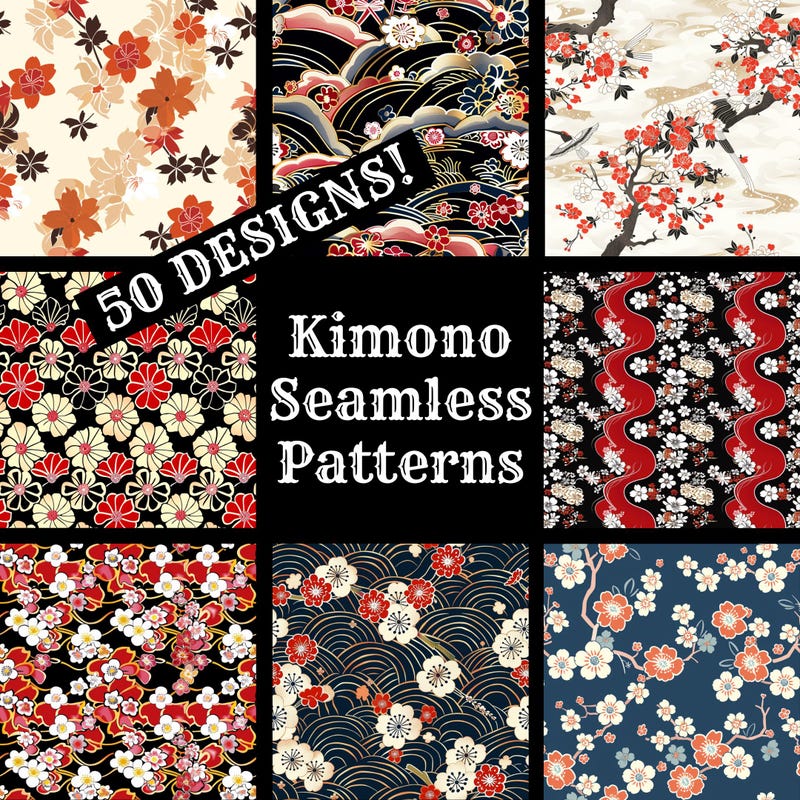 Kimono Overlays - Etsy