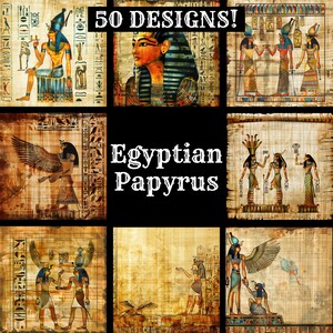 Egyptian Papyrus Paper, Egyptian Papyrus Printable Paper, Vintage ...
