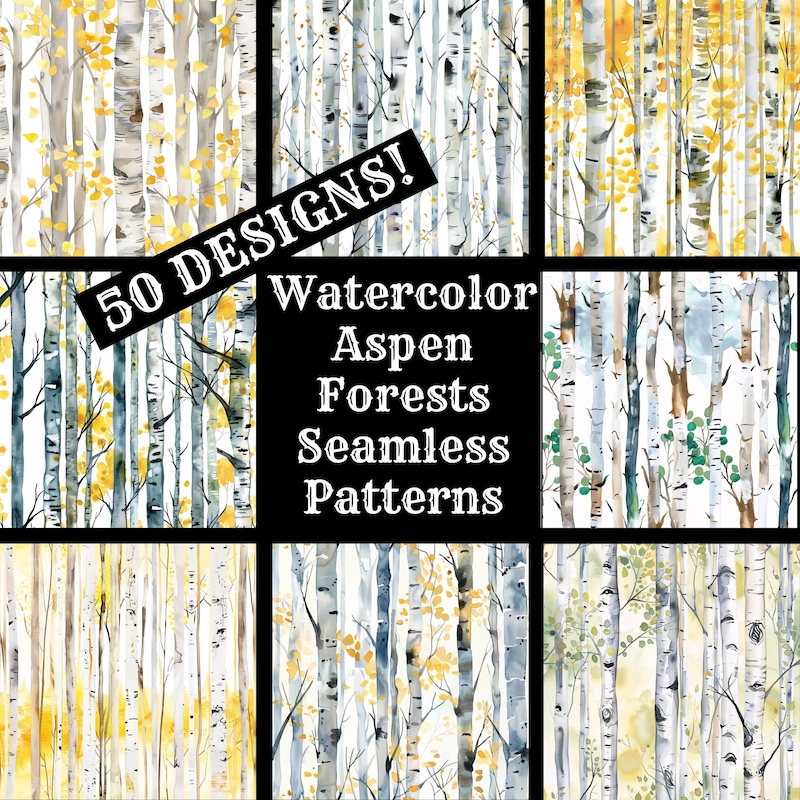 Aspen Tree Forest - Etsy