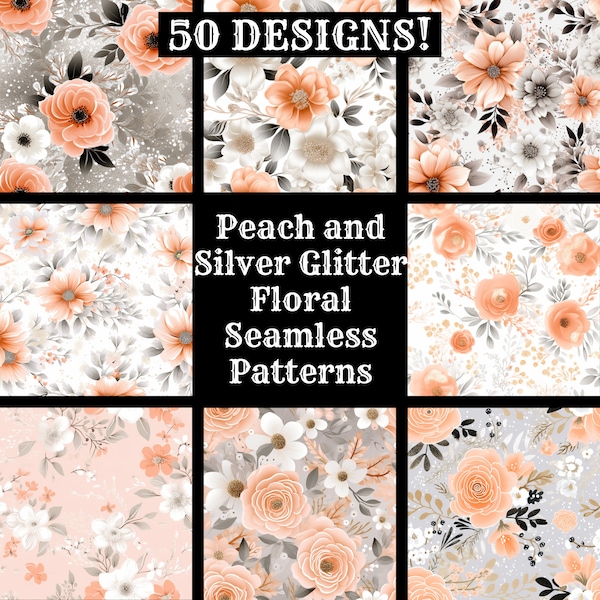 Peach and Gray - Etsy