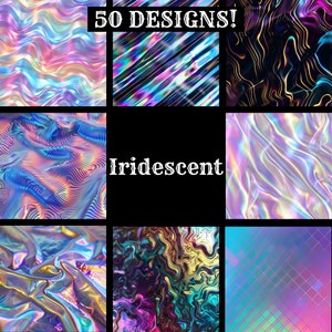 Iridescent Paper, Iridescent Printable Paper, Vintage Iridescent ...