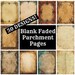 Faded Parchment Journal Paper: Vintage Scrapbook Pages (digital ...