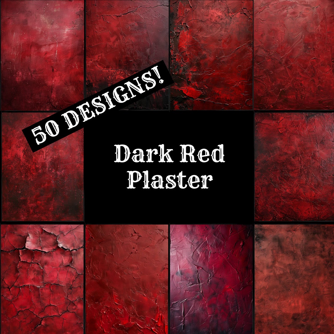 Dark Red Plaster Journal Paper, Dark Red Plaster Printable Paper ...
