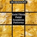 Gold Thick Paint Seamless Digital Paper, Printable Scrapbook Paper ...