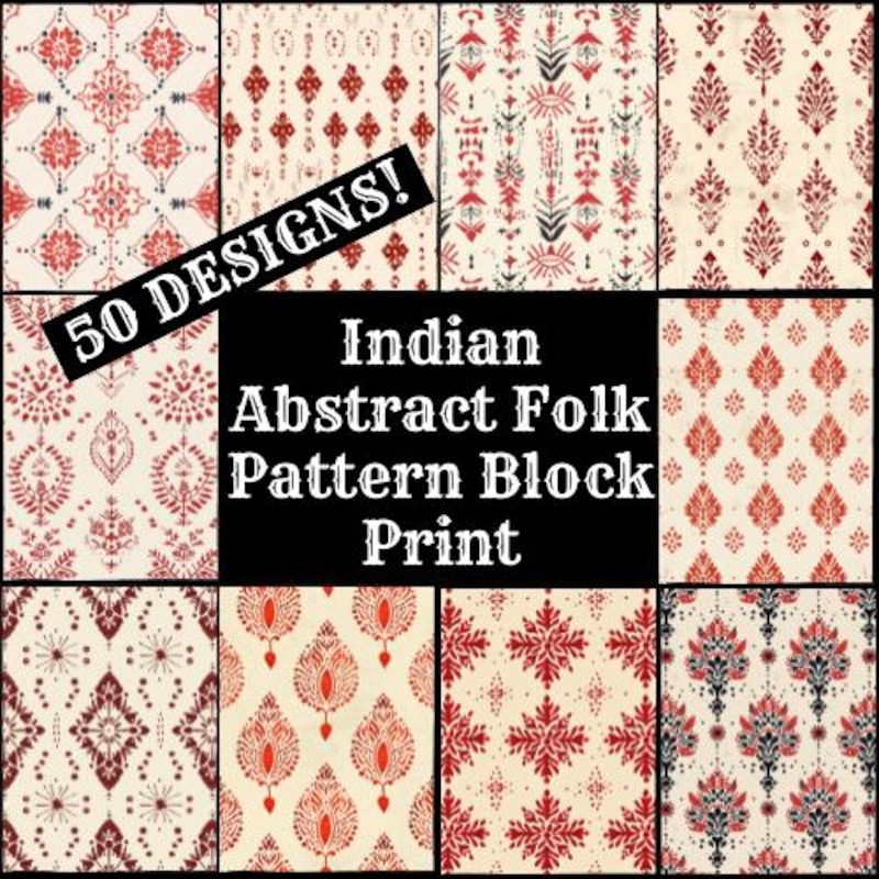 Indian Block Print - Etsy