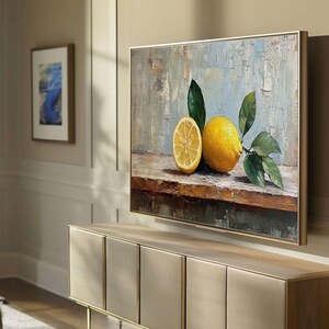 Still Life Lemon Frame TV Art, Still Life Lemon TV Scenery Screensaver ...